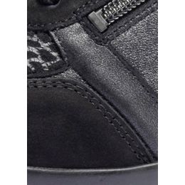 Waldl&auml;ufer WALDL&Auml;UFER Damen Schn&uuml;rschuh "M-Ira-Soft", Gr. 5,5, silber, Nubukleder, Textil, Schuhe, in M-Weite = extra weit, Freizeitschuh, Halbschuh, Schn&uuml;rschuh