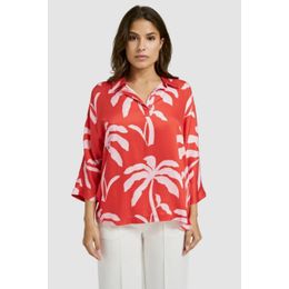 Smith & Soul SMITH & SOUL Damen Kurzarmbluse, rot, Gr. S, bedruckt, Web, Material: 100% Viskose, Blusen