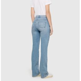 MAC Damen Bootcut-Jeans "Dream-Boot"summer blau clouds wash, Gr. 34, Denim/Jeans, Obermaterial: 92% Baumwolle, 5% Elastomultiester, 3% Elasthan,