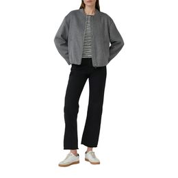 s.Oliver Damen Langarmshirt, schwarz, Gr. 36, gestreift, Web, Obermaterial: 100% Baumwolle, Shirts, mit Streifen Muster