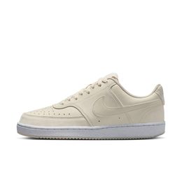 Nike Sportswear Damen Sneaker "W COURT VISION LO NN", Gr. 38,5lt orewood brn, lt orewood brn, wei&szlig;, Synthetik, Schuhe, Design auf den Spuren des Air