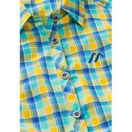 Maier Sports Damen Funktionsbluse "Paloma", gelb, Gr. 46, 85% Polyester, 15% Viskose, Blusen, &auml;rmellose Damen Bluse, sommerliches Blusen-Shirt,
