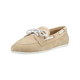 Damen Bootsschuh "Jeffrey Campbell Halbschuhe Veloursleder", Jeffrey Campbell, Gr. 39beige, wei&szlig;, Veloursleder, Schuhe