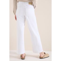 Cecil Damen Loose-fit-Jeans, wei&szlig;, Gr. 36, unifarben, Jeans, 98% Baumwolle, 2% Elasthan, Jeans, High Waist