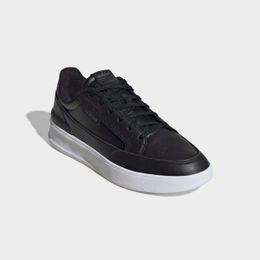 Herren Sneaker "ASPYRE", adidas Sportswear, Gr. 47, schwarz, Leder, Synthetik, Schuhe