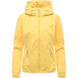 Ragwear Outdoorjacke "Dizzie"hellgelb, Gr. M, Au&szlig;enmaterial: 100% Polyester; Innenfutter: 100% Polyester, Jacken, Wasserdichte &Uuml;bergangsjacke mit