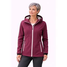 LPO Damen Softshelljacke "Lia WMN", lila, Gr. 36, Softshell, 100% Polyester, Jacken, auch in Gro&szlig;en Gr&ouml;&szlig;en erh&auml;ltlich