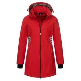 Softshelljacke Arctic Seven "ASGiuliana", Damen, Gr. 4XL, rot, Obermaterial: 96% Polyester, 4% Elasthan; Innenseite: 100% Polyester, Jacken Softshelljacke, mit abnehmbarer Kapuze