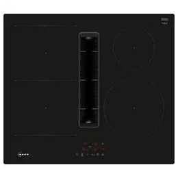 Neff Kochfeld mit Dunstabzug "V56NBS1L0", Energieeffizienz: B (A+++-D), schwarz, B:59,2cm H:22,3cm T:52,2cm, Kochfelder, mit einfacher Touch Control Bedienung