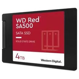 Western Digital SANDISK interne SSD "WD Red SA500", ohne farbbezeichnung, 4 TB, Festplatten