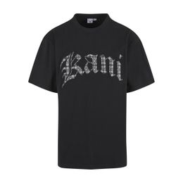 Karl Kani Herren T-Shirt "Karl Kani Kani Paisley Letter T-Shirt", schwarz, Gr. L, bedruckt, 100% Baumwolle, Shirts