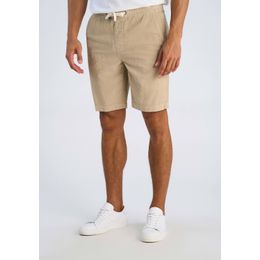 LINDBERGH Herren Shorts "Freizeitshorts Relaxed Fit"stone, Gr. M, unifarben, Obermaterial: 100% Baumwolle, Hosen