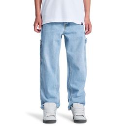 DC Shoes M&auml;dchen Sporthose "Carpenter Baggy"indigo light, Gr. 16, Obermaterial: 75% Walkfrottier, 25% Walkfrottier;, Hosen