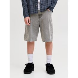 Jack & Jones Kinder Shorts "JJIALEX JJORIGINAL SHORTS SQ 732 SN JNR"grau denim, Gr. 152, JACK & JONES JUNIOR, unifarben, Web, Obermaterial: 100% Baumwolle, Hosen