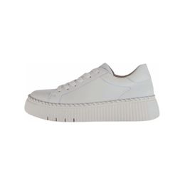 Gabor Damen Sneaker "Gabor Sneaker Nappaleder", Gr. 39, wei&szlig;, Nappaleder, Schuhe