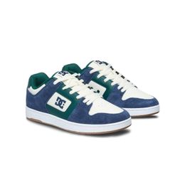 DC Shoes Herren Schn&uuml;rschuh "Manteca", Gr. 7, blau, Obermaterial: Leder (Kuh) / Futter: Textil / Au&szlig;ensohle: Gummi., Schuhe