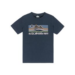 Quiksilver Jungen T-Shirt "Ev Light Waves"schwarz navy, Gr. 8, Obermaterial: 100% Walkfrottier;, Shirts