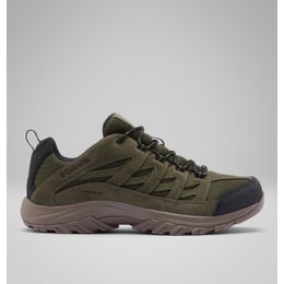 Columbia Herren Wanderschuh "CRESTWOOD WATERPROOF", Gr. 40, gr&uuml;n, Leder, Textil, Schuhe, wasserdicht