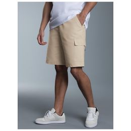 TRIGEMA Herren Jerseyhose "TRIGEMA Cargo-Bermuda aus 100% Baumwolle", beige, Gr. M, Web, 100% Baumwolle, Hosen