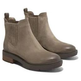 Chelseaboots Timberland "BRIMFIELDMID CHELSEA BOOT", Damen, Gr. 37,5, braun (md braun sued), Leder, Schuhe Chelseaboots, Stiefelette, Winterschuhe, Ankle Boots