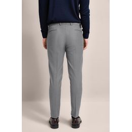 Bugatti Herren Stoffhose, grau, Gr. 36, unifarben, 69% Polyester, 29% Viskose, 2% Elasthan, Hosen, mit moderner Form