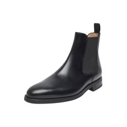 Henry Stevens Herren Chelseaboots "Marshall CB4", Gr. 47, schwarz, Kalbsleder, Schuhe