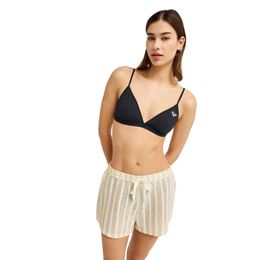 Roxy Damen Shorts "Moana Story", beige, Gr. M, Obermaterial: 50% Baumwolle, 50% Polyester., Hosen