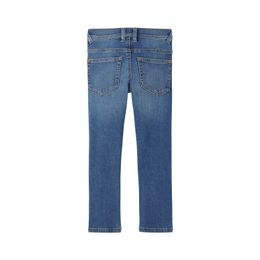 Tom Tailor Jungen 5-Pocket-Jeans, blau, Gr. 122, unifarben, Denim/Jeans, Obermaterial: 65% Baumwolle, 34% Polyester, 1% Elasthan, Jeans, in Slim Fit