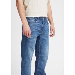 Blend Herren Regular-fit-Jeans "BL-Rock fit", blau, Gr. 29, Abriebeffekte, Denim/Jeans, Obermaterial: 98% Baumwolle, 2% Elasthan, Jeans,