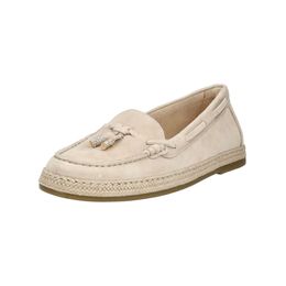 Gabor Damen Slipper "Gabor Slipper Leder", Gr. 39, beige, Leder, Schuhe
