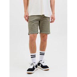 Jack & Jones JACK & JONES Herren Shorts "JJIRICK JJORIGINAL SHORTS SQ 913 SN", gr&uuml;n, Gr. S, unifarben, Web, Obermaterial: 76% Baumwolle, 22% Polyester, 2%