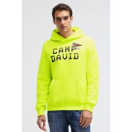 CAMP DAVID Herren Kapuzensweatshirtgr&uuml;n, Gr. XXXL, bedruckt, Sweatware, Material: 60% Polyester, 40% Baumwolle, Sweatshirts, mit Rippb&uuml;ndchen