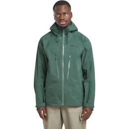 Jack Wolfskin Herren Trekkingjacke "KAMMWEG 3L JKT M", gr&uuml;n, Gr. XL, Obermaterial: 100% Polyester. Futter: 100% Polyester. Futter 2: 86% Polyamid,