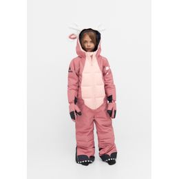 WeeDo M&auml;dchen Schneeoverall "OHDEER"mellow_rose, Gr. 128, Obermaterial: 100% Polyester; Futter: 100% Polyester; F&uuml;llung: 100% Polyester; &Auml;rmelfutter: