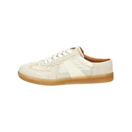 Steve Madden Damen Pantolette "Steve Madden Sneaker Leder", Gr. 38, beige, Leder, Schuhe