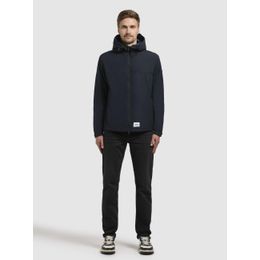 Khujo Herren Anorak "TAIKOO"dunkelblau, Gr. L, unifarben, Web, 100% Polyester, Jacken