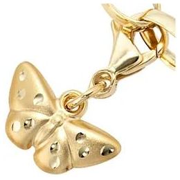 Charm Schmetterling Jobo "Schmetterling", gold (gelbgold 333), Charms, Damen, Gelbgold 333, 333 Gold