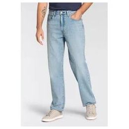 Levi's Loose-fit-Jeans LEVI'S "568 STAY LOOSE", Herren, Gr. 31, L&auml;nge 34, blau (varsity academia ltw), Denim/Jeans, Obermaterial: 82% Baumwolle, 18% Leinen, loose fit lang, Jeans, mit Leinenanteil