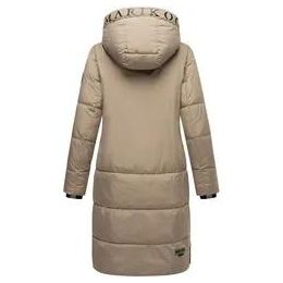 Winterjacke Marikoo "LARYAA XVI", Damen, Gr. L, grau (taupe grau), Obermaterial: 100% Polyester; Innenseite: 100% Polyester; Futter: 100% Polyester, Jacken Winterjacke, mit abnehmbarer Kapuze