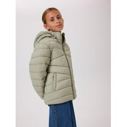 name it M&auml;dchen Winterjacke "NKFMARBLE JACKET PB"seagrass, Gr. 140, unifarben, Web, Obermaterial: 100% Nylon, Jacken