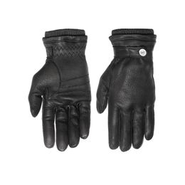 Pearlwood Herren Lederhandschuhe "Freddie", schwarz, Gr. 9, unifarben, Ziegenleder, Handschuhe, Atmungsaktiv, W&auml;rmeregulierend, Wind - und