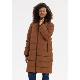 WHISTLER Damen Wintermantel "Amaret", braun, Gr. 38, unifarben, 100% Polyester, M&auml;ntel, mit Kunstdaunenpolster und 2-Wege-Rei&szlig;verschluss