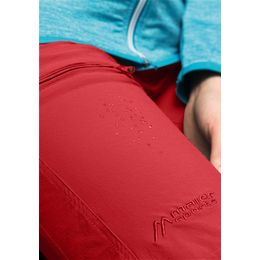 Maier Sports Damen Outdoorhose "Lulaka"feuerrot, Gr. 25, 90% Polyamid, 10% Elasthan, Hosen, Damen Wanderhose, atmungsaktive Funktionshose, Regular Fit