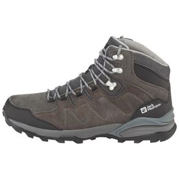 Jack Wolfskin Herren Wanderschuh "MTN GOAT MID M", Gr. 41, schwarz, Leder, Schuhe, Trekkingschuh