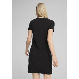 Puma Damen Shirtkleid "ESS SMALL NO 1 LOGO SLIM DRESS", schwarz, Gr. XS, unifarben, Jersey, Obermaterial: 95% Baumwolle, 5% Elasthan, Kleider,