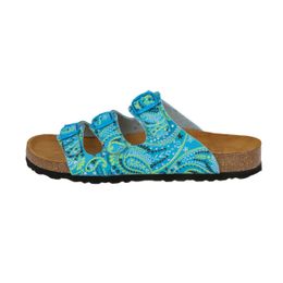 Lico Damen Pantolette "Pantolette Bioline Lady Power", Gr. 40, gr&uuml;n, Synthetik, Schuhe