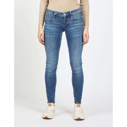 Gang Damen Skinny-fit-Jeans "Gang Jeans Skinny fit 94NENA"blau, Gr. 34, Denim/Jeans, 93% Baumwolle, 5% Polyester, 2% Elasthan, Jeans