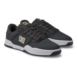 DC Shoes Herren Schn&uuml;rschuh "Central", Gr. 6,5, wei&szlig;, Obermaterial:Obermaterial: Leder / Futter: Textil / Au&szlig;ensohle: Gummi;, Schuhe