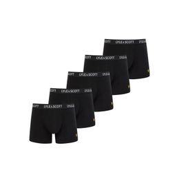 Lyle & Scott LYLE & SCOTT Damen Boxershorts "Boxershort Miller 5er Pack", Gr. Mschwarz, Obermaterial: 95% Baumwolle CO. 5% Elasthan EL., Unterhosen