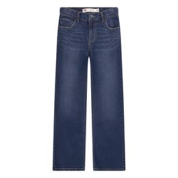 LEVI'S KIDS Jungen 5-Pocket-Jeans "LVB 555 RELAXED STRAIGHT JEANS", blau, Gr. 6, Denim/Jeans, Obermaterial: 98% Baumwolle, 2% Elasthan, Jeans,